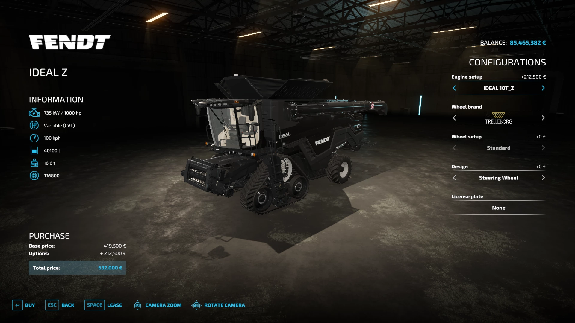 FENDT IDEAL 10T TURBO V1.0 – FS22 mod