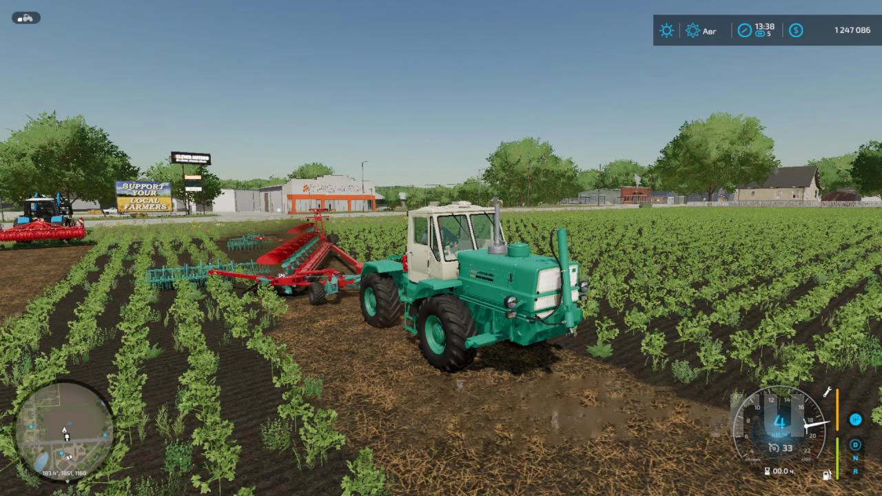 HTZ T-150K V1.0.0.2 – FS22 mod