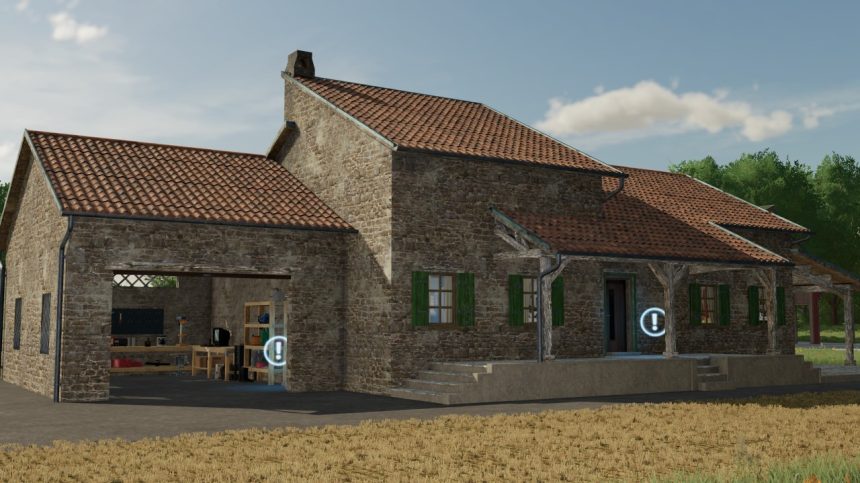 Provençal house Realistic textures V1.0 – FS22 mod