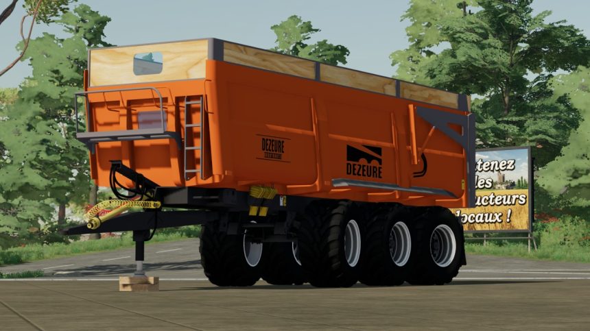Dezeure trailer V1.0 – FS22 mod