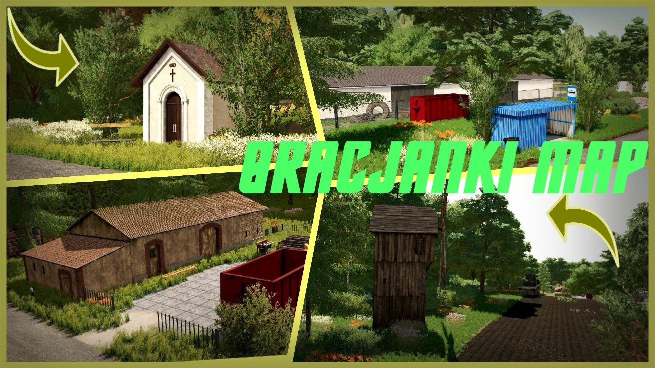 GRACJANKI MAP V1.0 – FS22 mod
