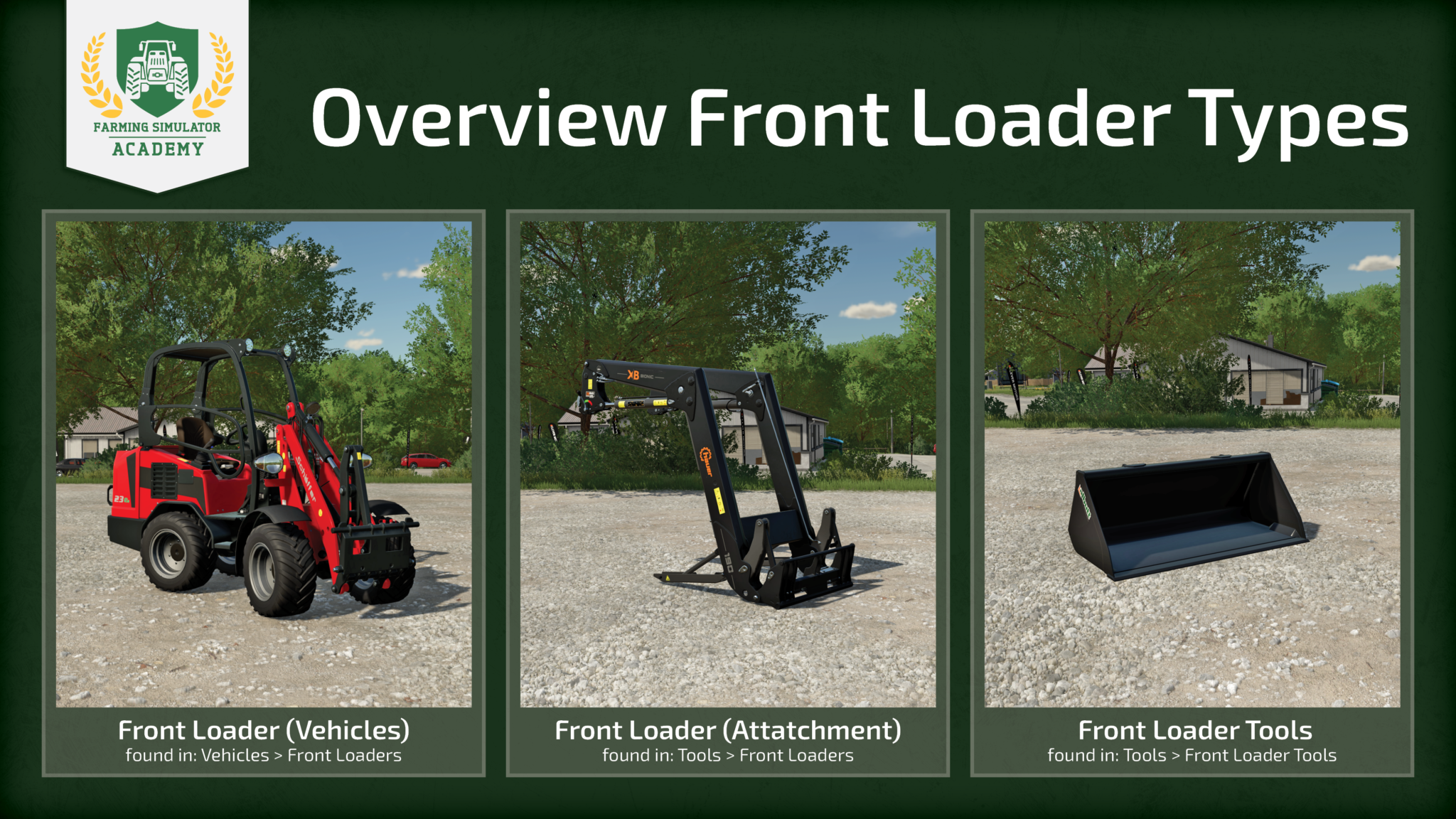 Farming Simulator 22: Front Loaders, Attachments & Tools
