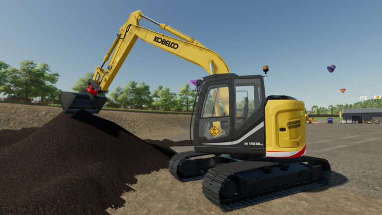Kobelco SK-140SR LC V1.1 – FS22 mod