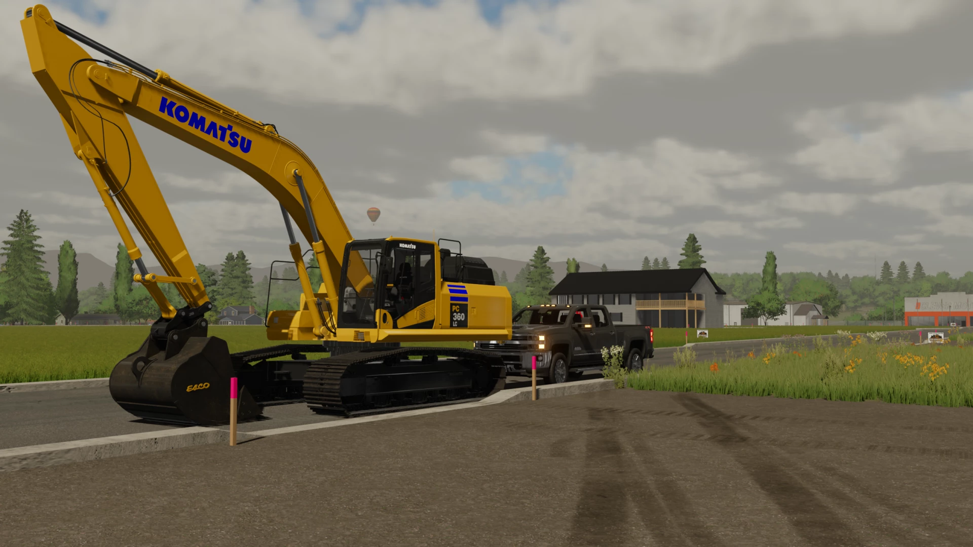 KOMATSU PC360 LONG STICK V1.0 – FS22 mod