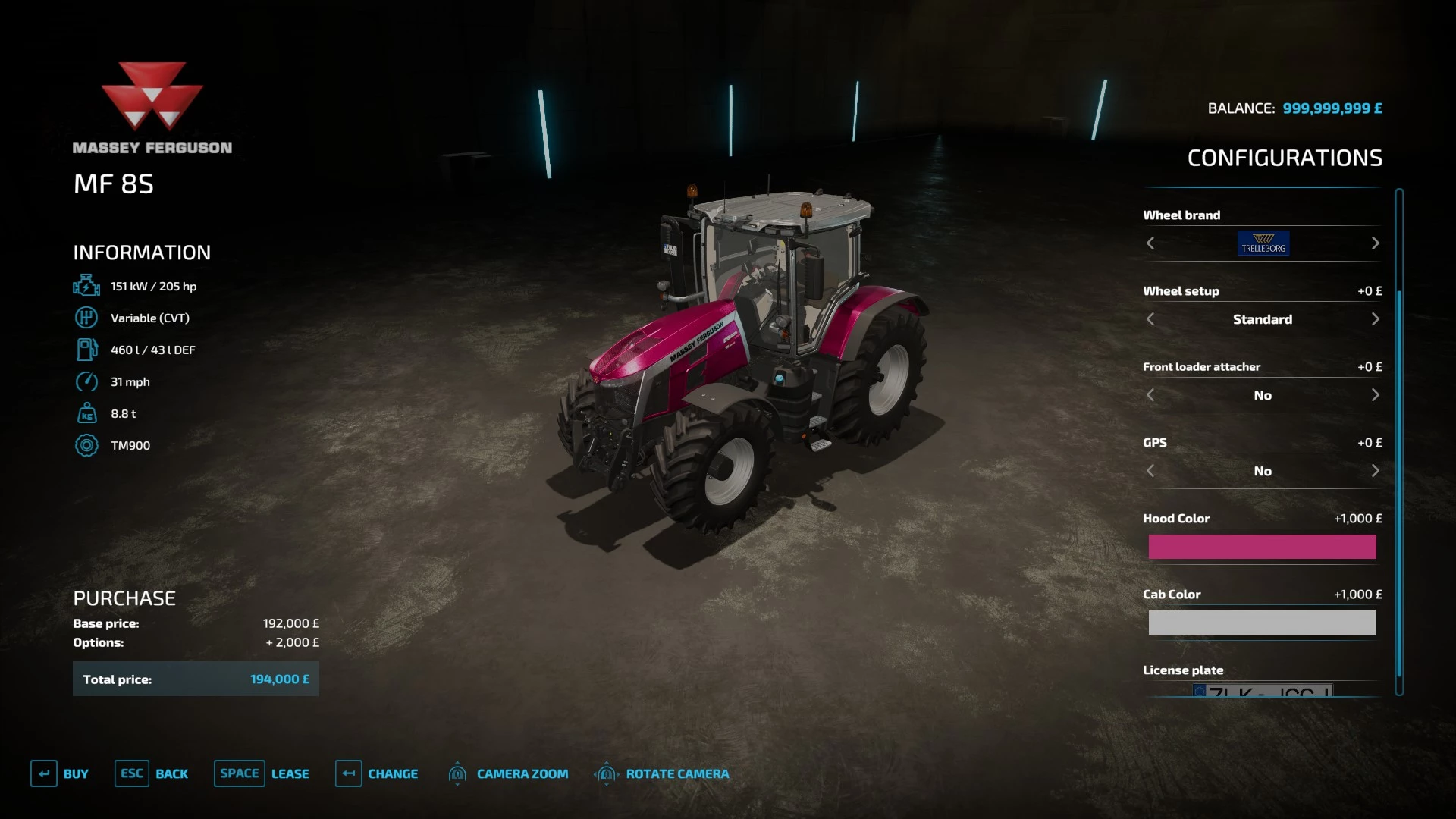 MASSEY FERGUSON 8S V1.0 – FS22 mod