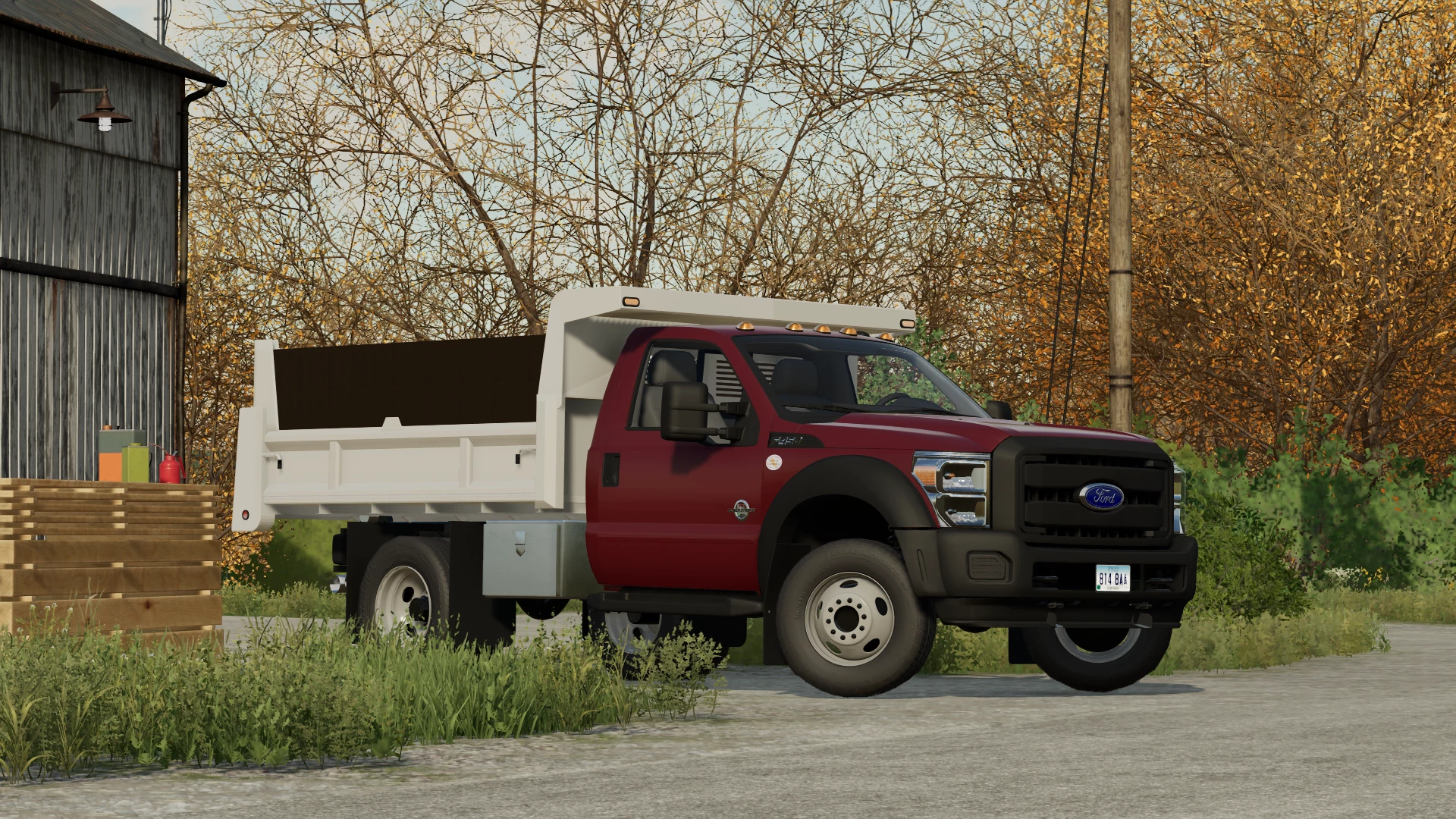 Ford F550 Dump Truck V1.2 – FS22 mod