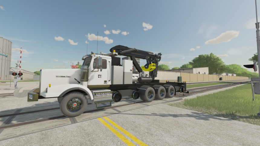 WS4900 Rail Car Mover V1.0 – FS22 mod