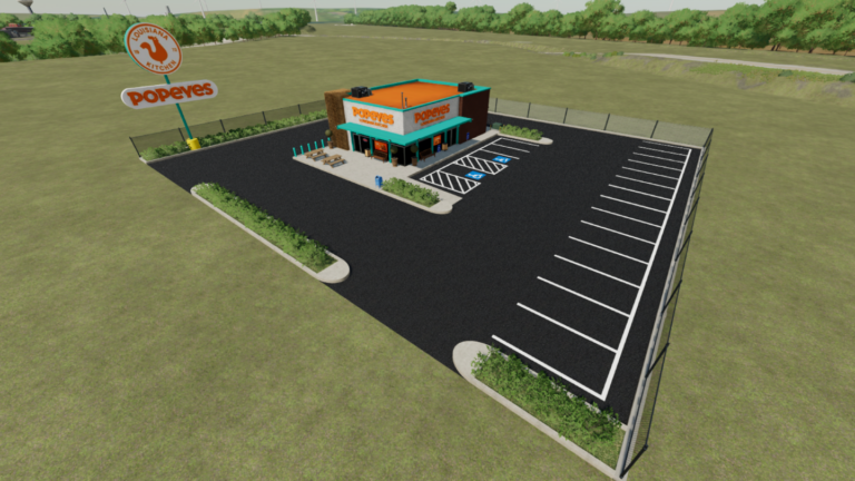 Popeyes Louisiana Kitchen V1.0 – FS22 mod