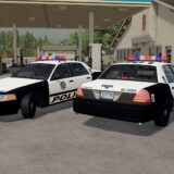 Ford Crown Victoria Las Vegas Metro PD Livery V1.0 – FS22 mod