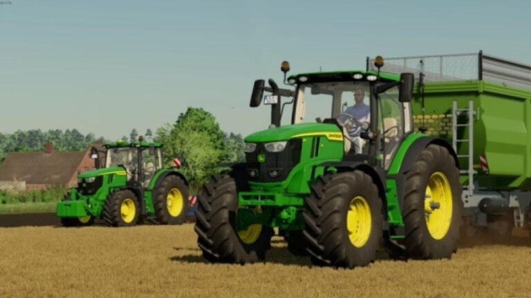 John Deere 6R Series 2015 V1.0 – FS22 mod