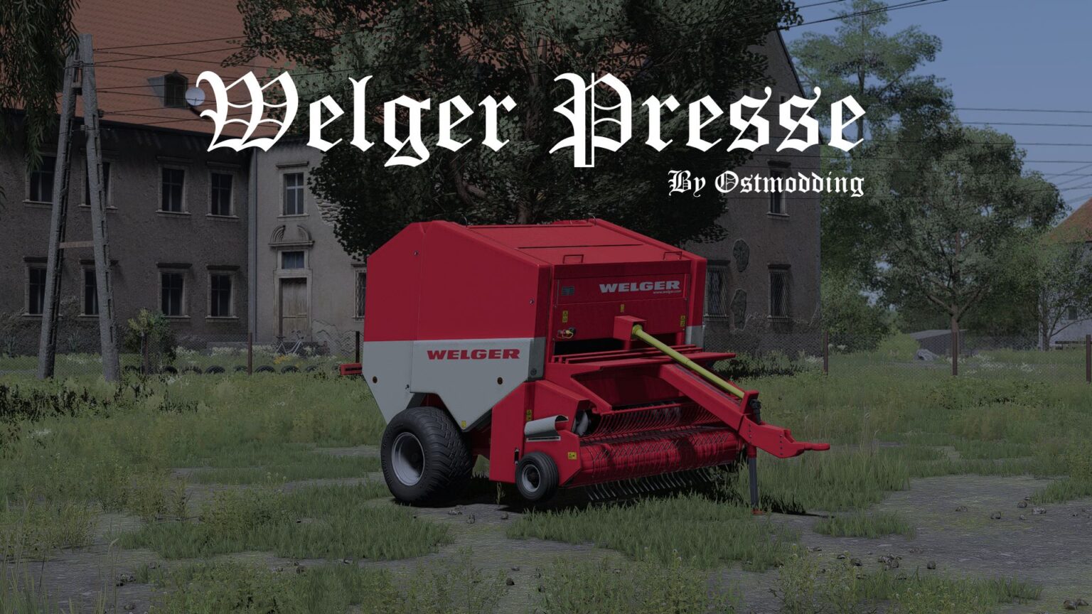 Welger round baler V1.0 – FS22 mod
