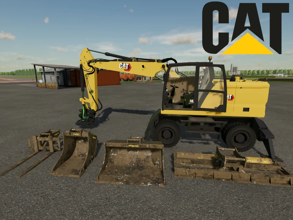 CAT M318 V1.1 – FS22 mod