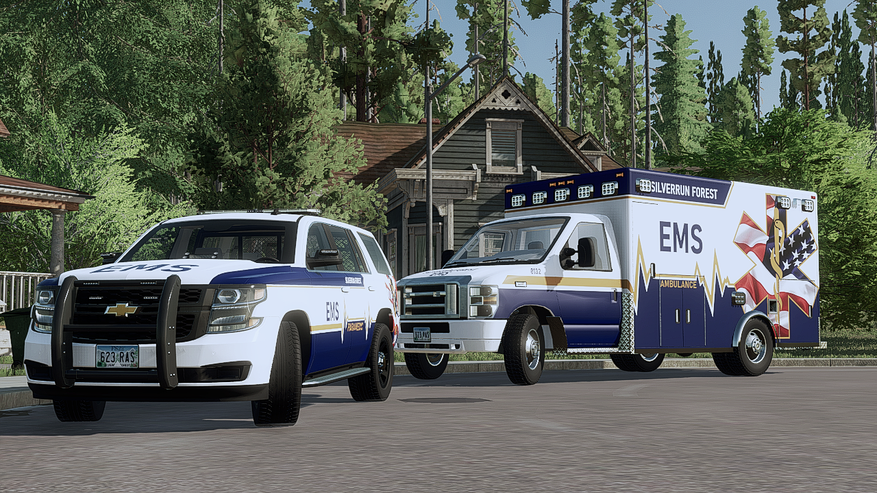 Ford E-450 Ambulance V1.0 – FS22 mod