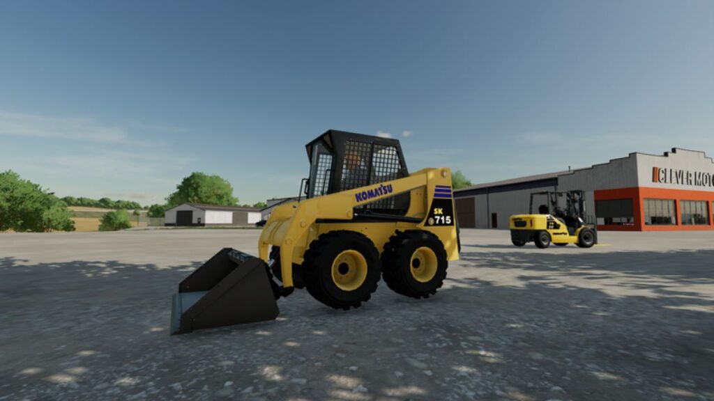 Komatsu SK715-8 Skid Steer V1.0 – FS22 mod